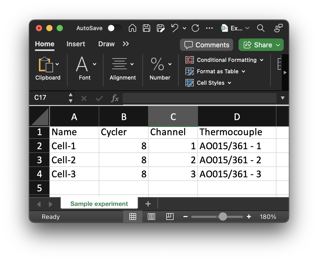 Writing an Experiment record — PyProBE documentation